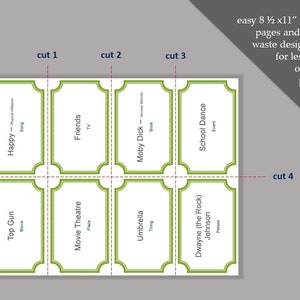 Charades Expansion Pack | Printable Cards | DIY Party Games | Family ...