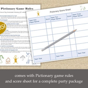 Pictionary Expansion Pack | Printable Cards | DIY Party Games | Family ...