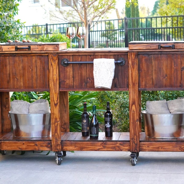 Rustic Cooler - Etsy