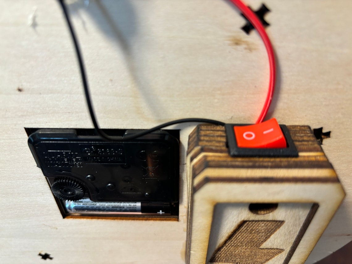 Motorized Gear Moving Clock. - Etsy