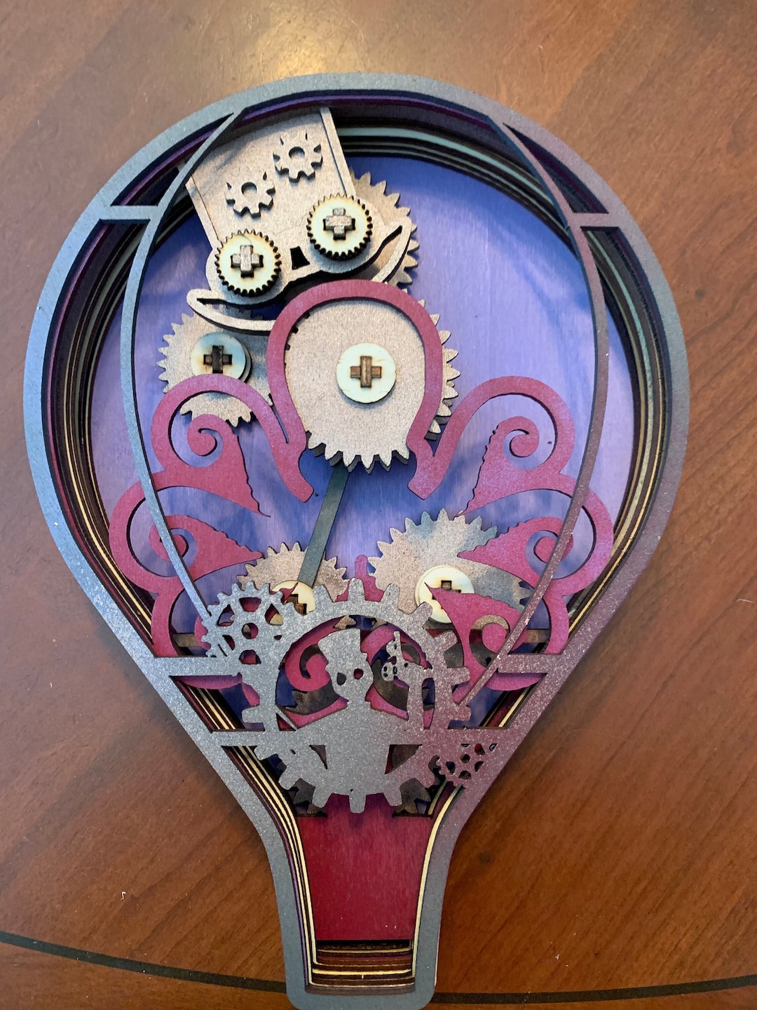3D Steampunk Balloon Mandala - Etsy