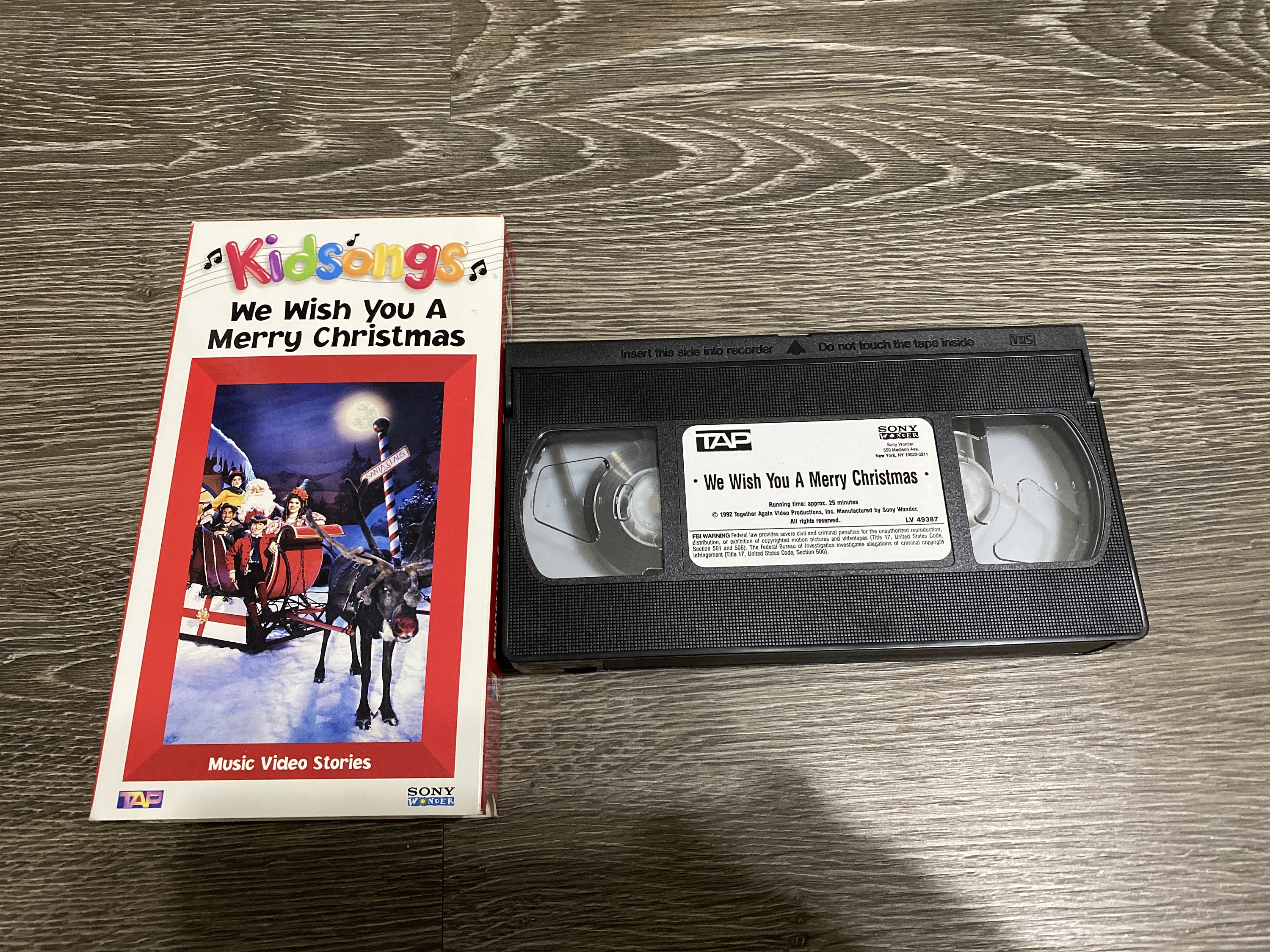 Kidsongs We Wish You A Merry Christmas Vhs