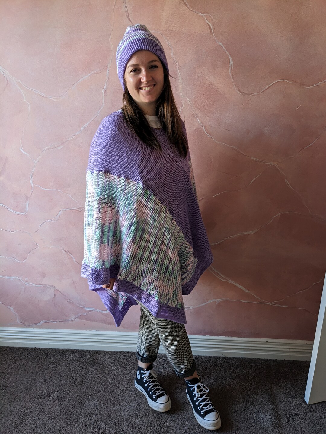 Poncho Pattern for Sentro 48 Pin Knitting Machine 2442160 - Etsy