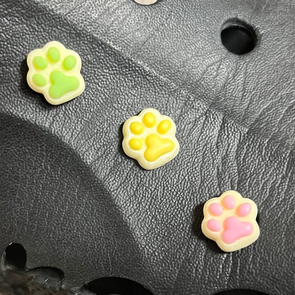 Croc Charm Dog Paw - Etsy