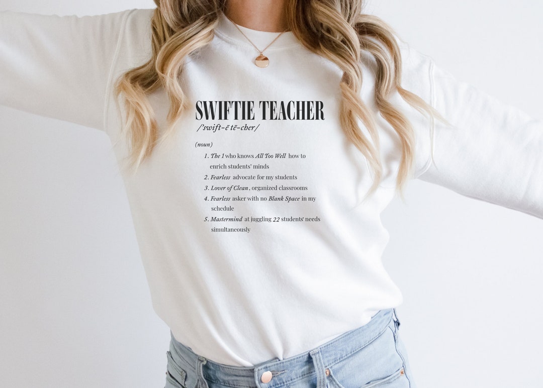 Swiftie Teacher Taylor Swift Fan Girl, Fearless, Teacher Gift - Etsy