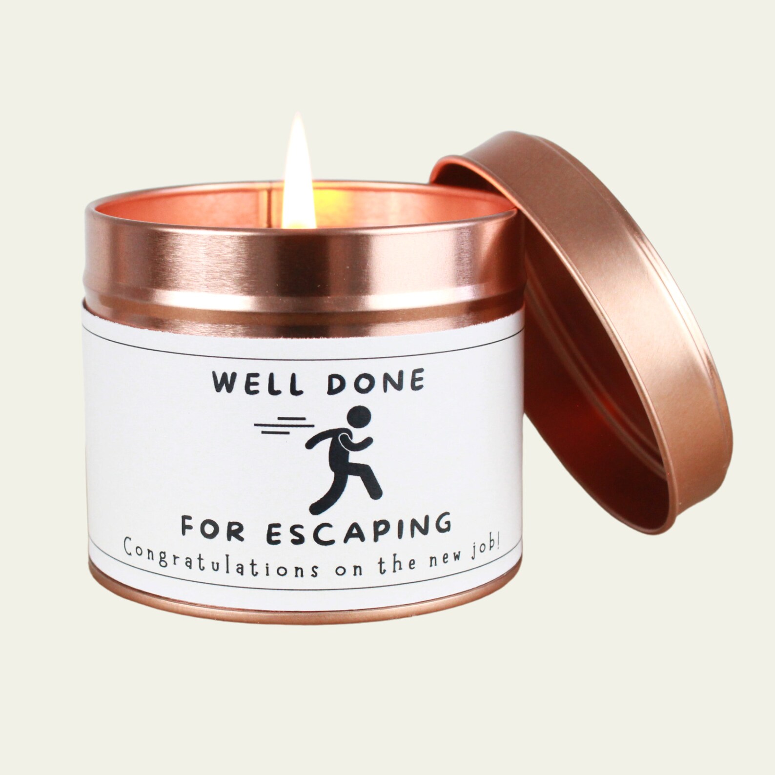 New Job Leavers Candle Gift Well Done for Escaping - Etsy UK