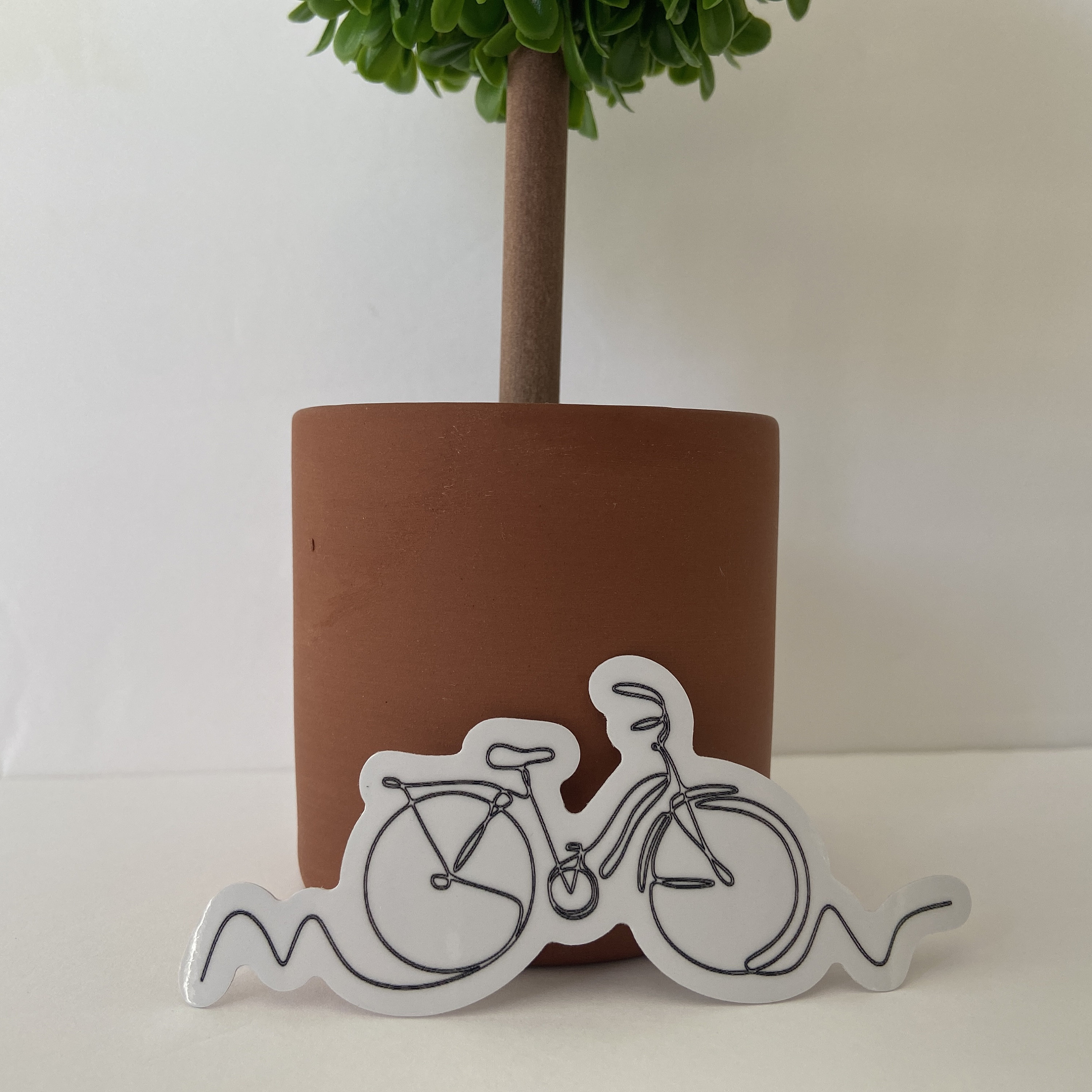 Bicycle One Line Drawing Bike Boy Girl Die Cut White and Black - Etsy ...