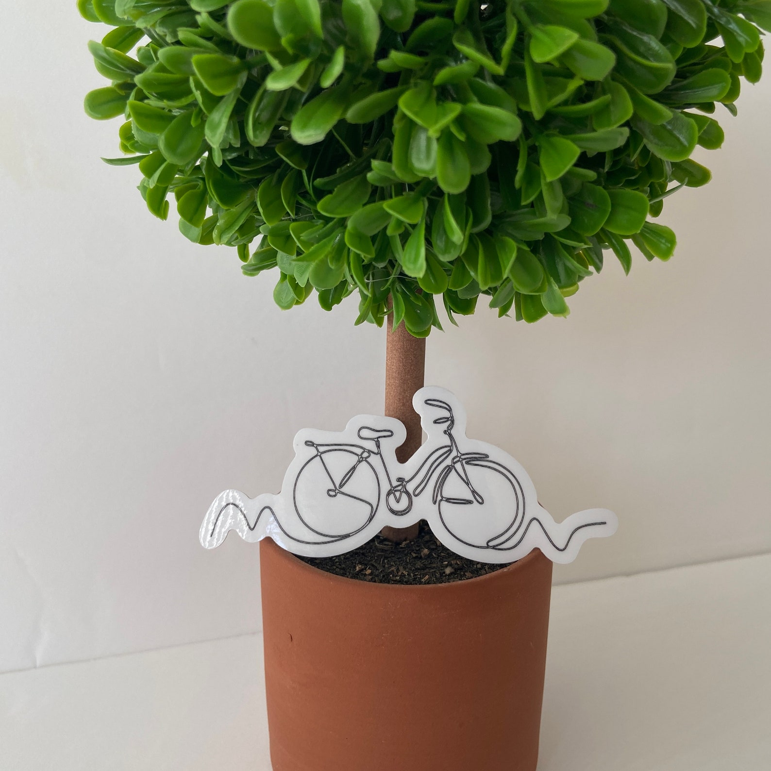 Bicycle One Line Drawing Bike Boy Girl Die Cut White and Black - Etsy ...