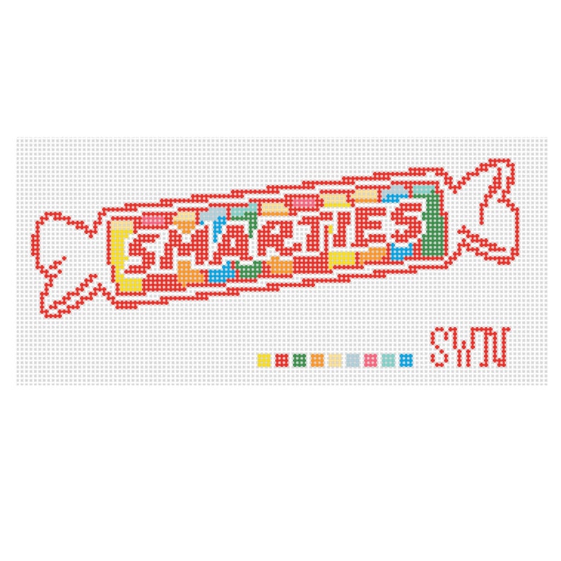 Smarties Needlepoint Canvas - Etsy