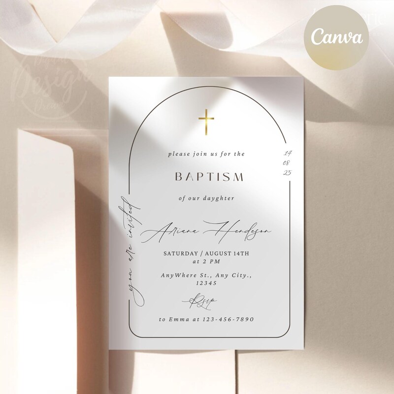 Adult Baptism Card - Etsy