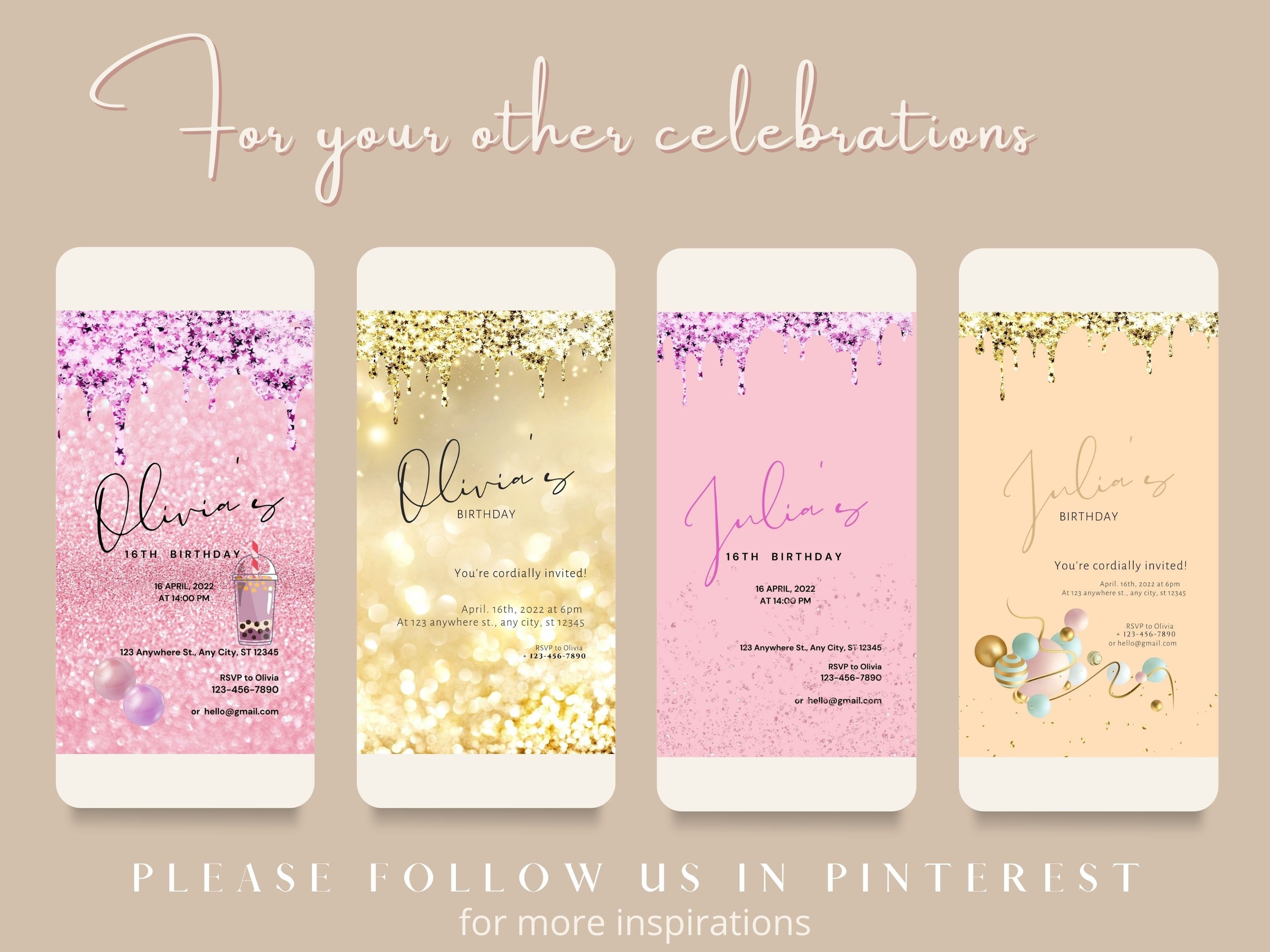 Digital Coffee Virtual Online Invitation Mobile Phone Electronic Text ...