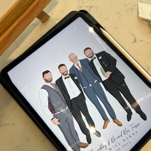 Live Illustrator Live Wedding Illustrator Live Event Drawing Live Guest ...