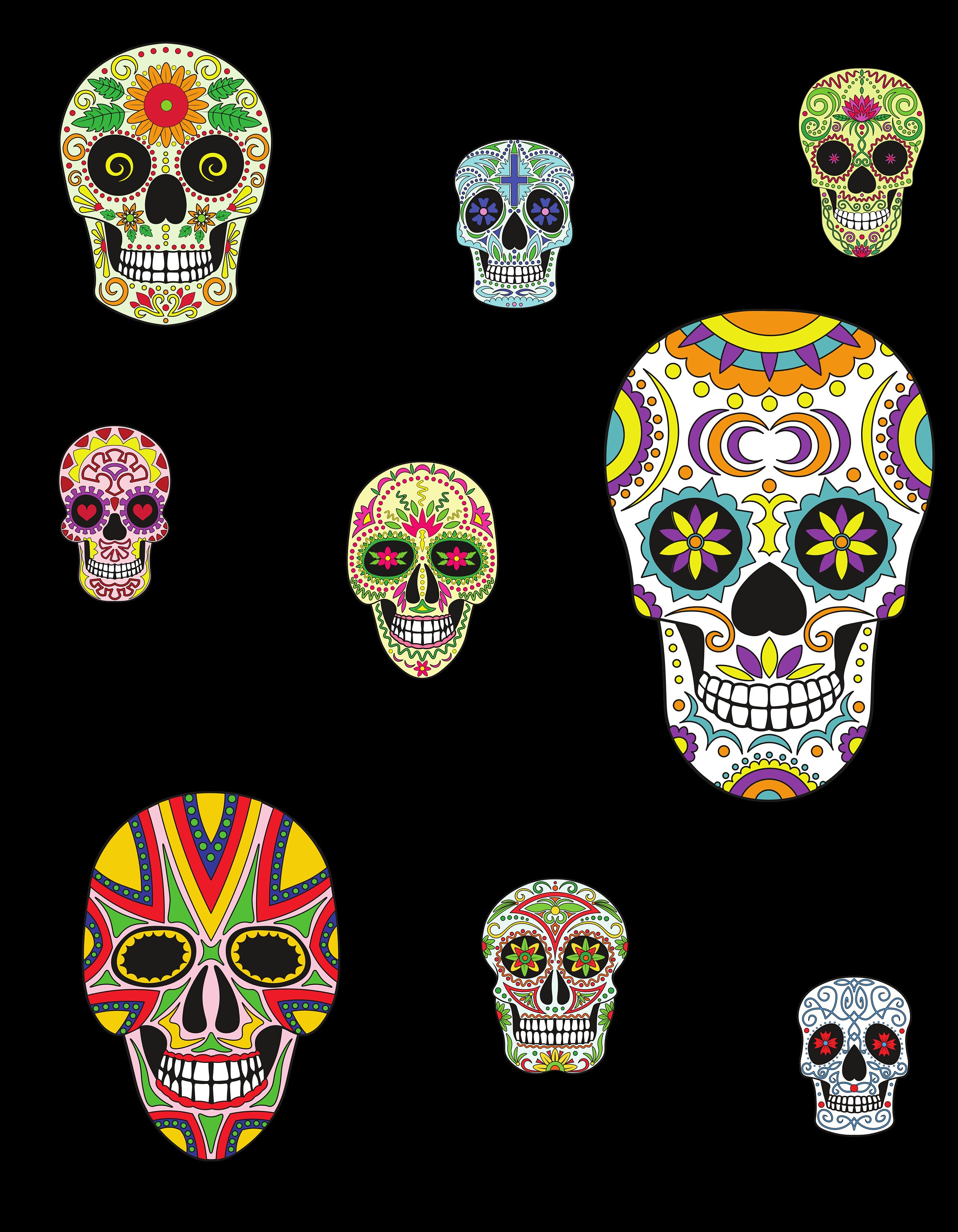 Tree Bark Skull Digital Design Download PNG ~ Instant Download Card ...