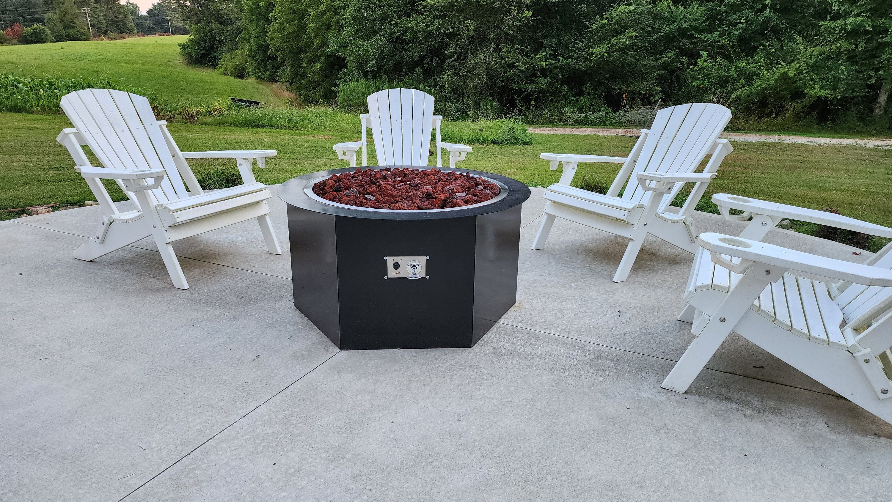 Gas Fire Pit DXF Cut File - Etsy