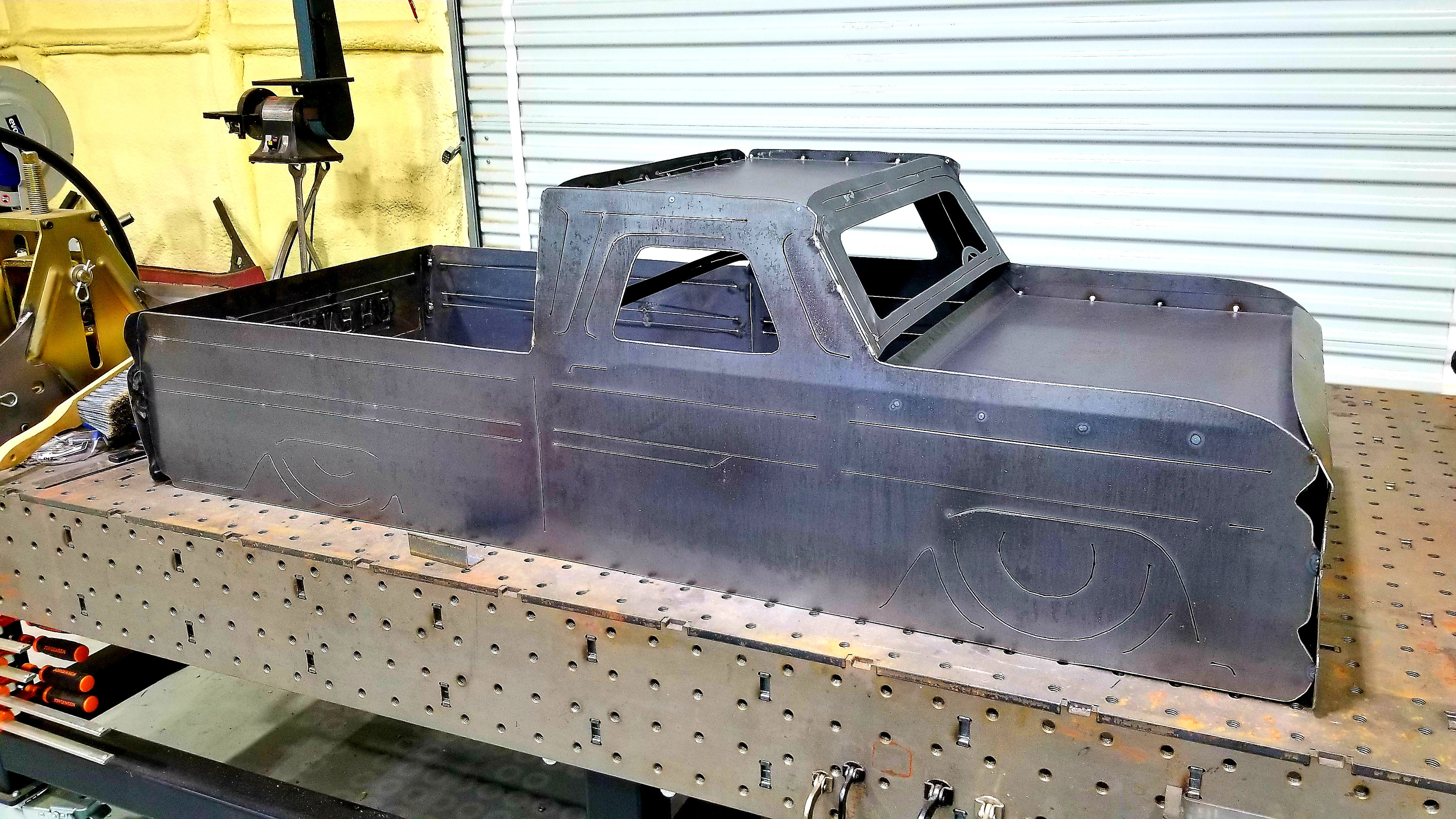 C10 Truck Fire Pit DXF File - Etsy