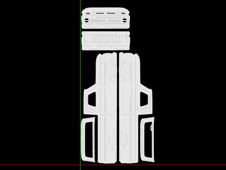 C10 Truck Fire Pit DXF File - Etsy