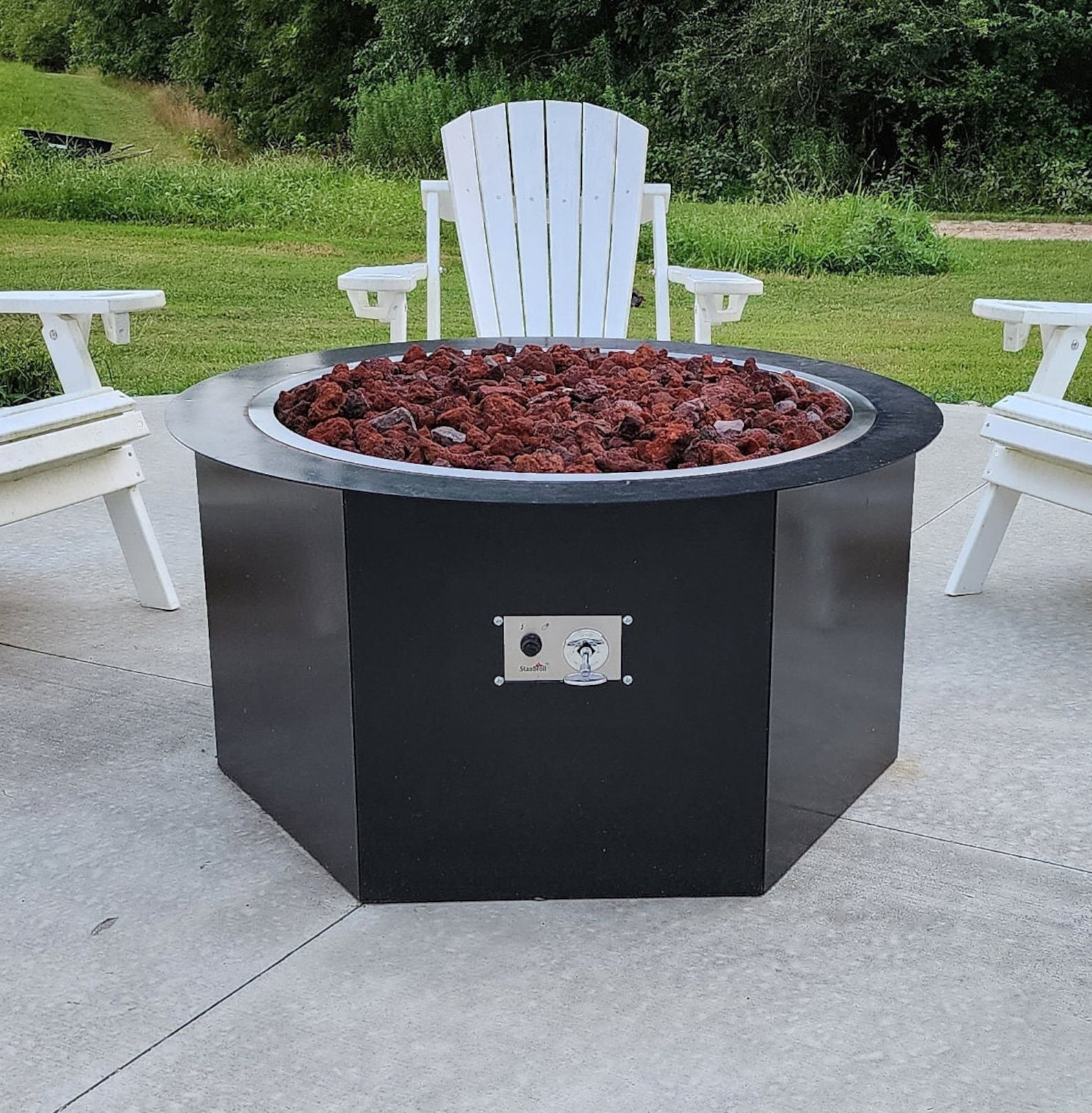 Gas Fire Pit DXF Cut File - Etsy