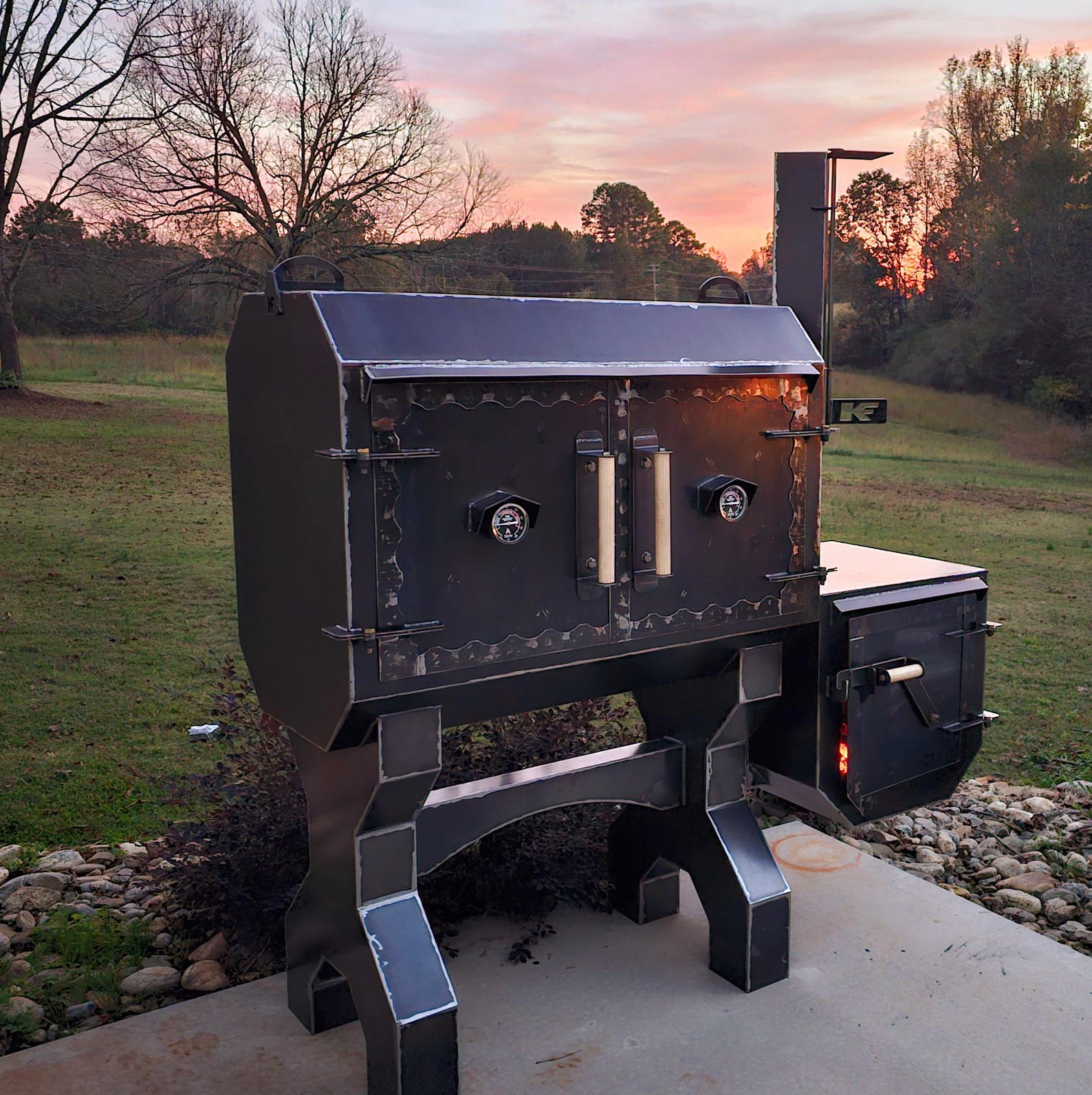 Offset Smoker Plans Plus DXF Files and Build Video - Etsy