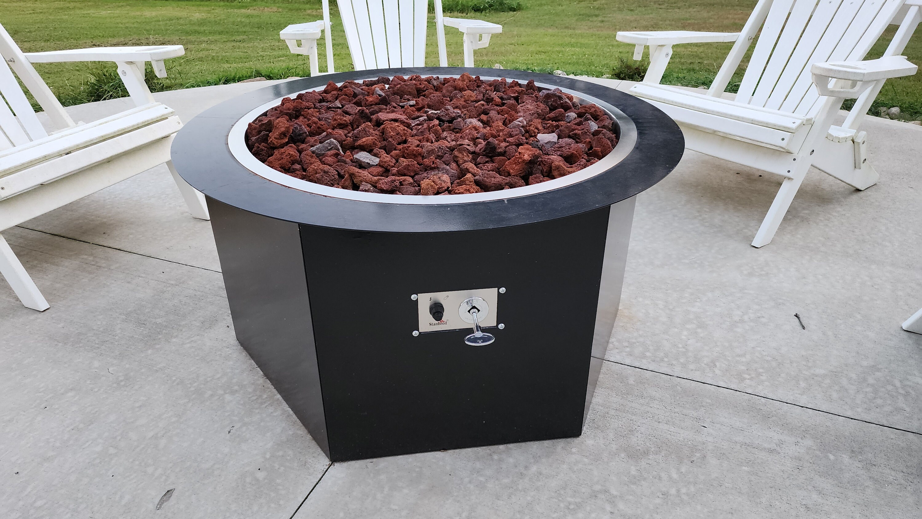 Gas Fire Pit DXF Cut File - Etsy