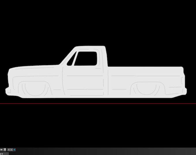 Chevy Squarebody Truck, Chevy C10, Digital File 4 Pack #3, Christmas ...