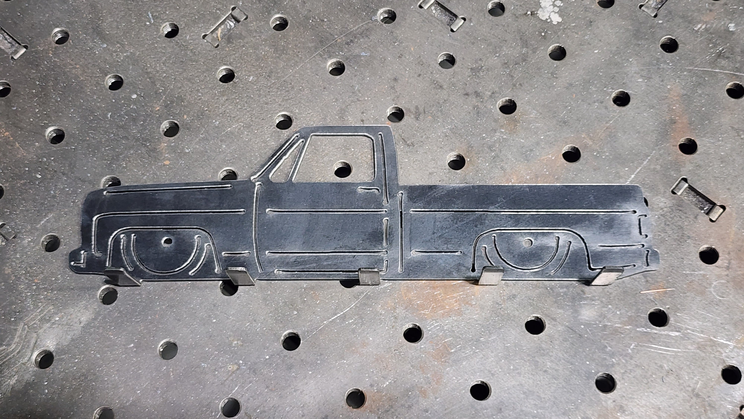 Chevy Squarebody C10 Truck Key Holder for Dads Garage or Man Cave - Etsy