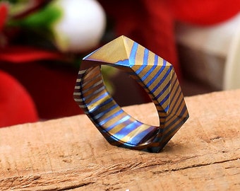 Timascus Wedding Ring - Etsy