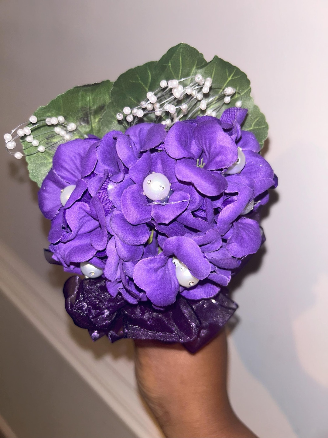 Delta Sigma Theta African Violet With Pearl Accent - Etsy