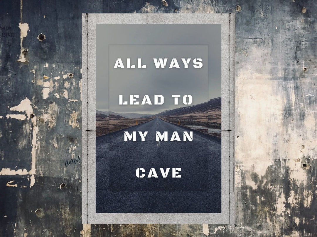 Printable Poster for Men. Digital Pdf and Png Download. Wall Art Print ...