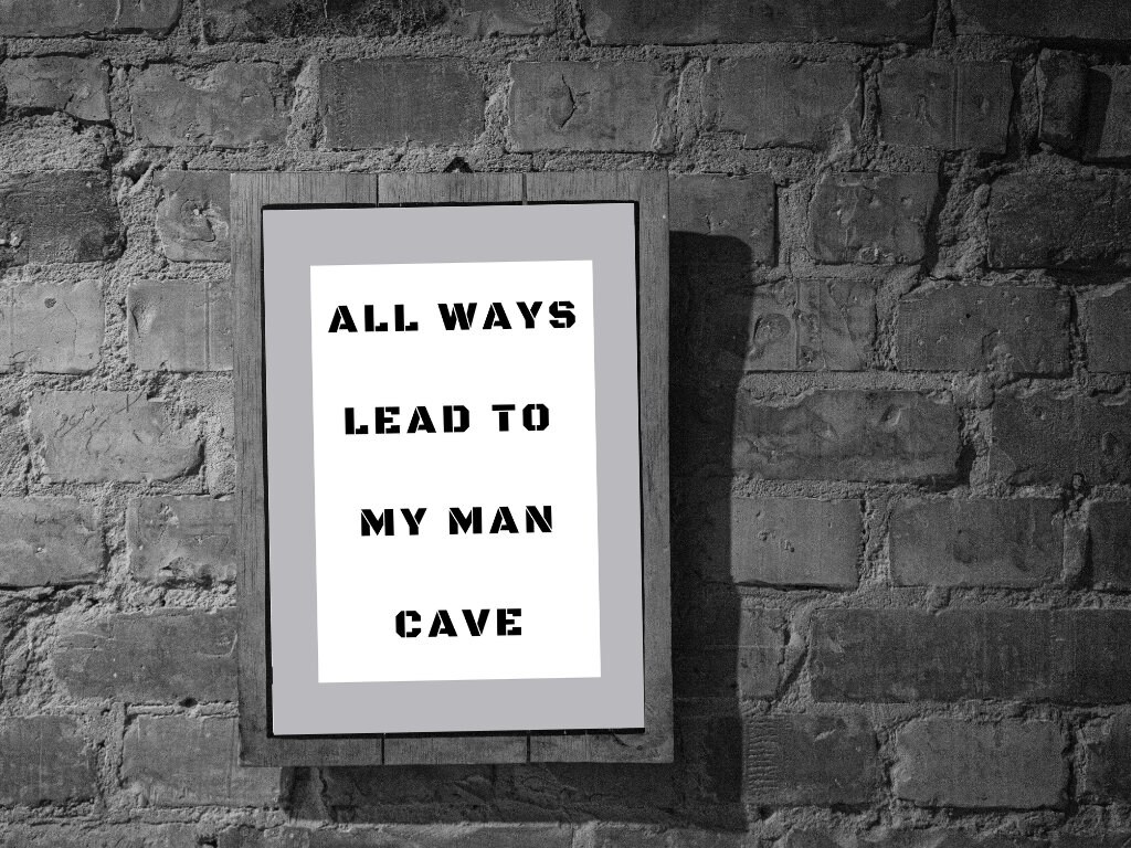 Printable Poster for Men. Digital Pdf and Png Download. Wall Art Print ...