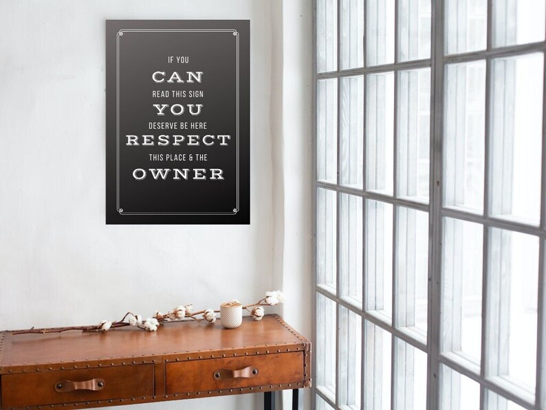 Digital Printable Poster for Men, Instant Pdf and Png Download, Wall ...