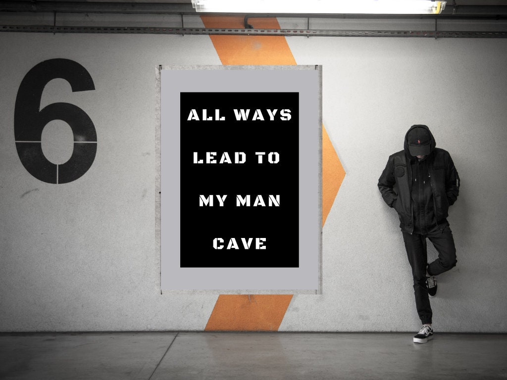 Printable Poster for Men. Digital Pdf and Png Download. Wall Art Print ...