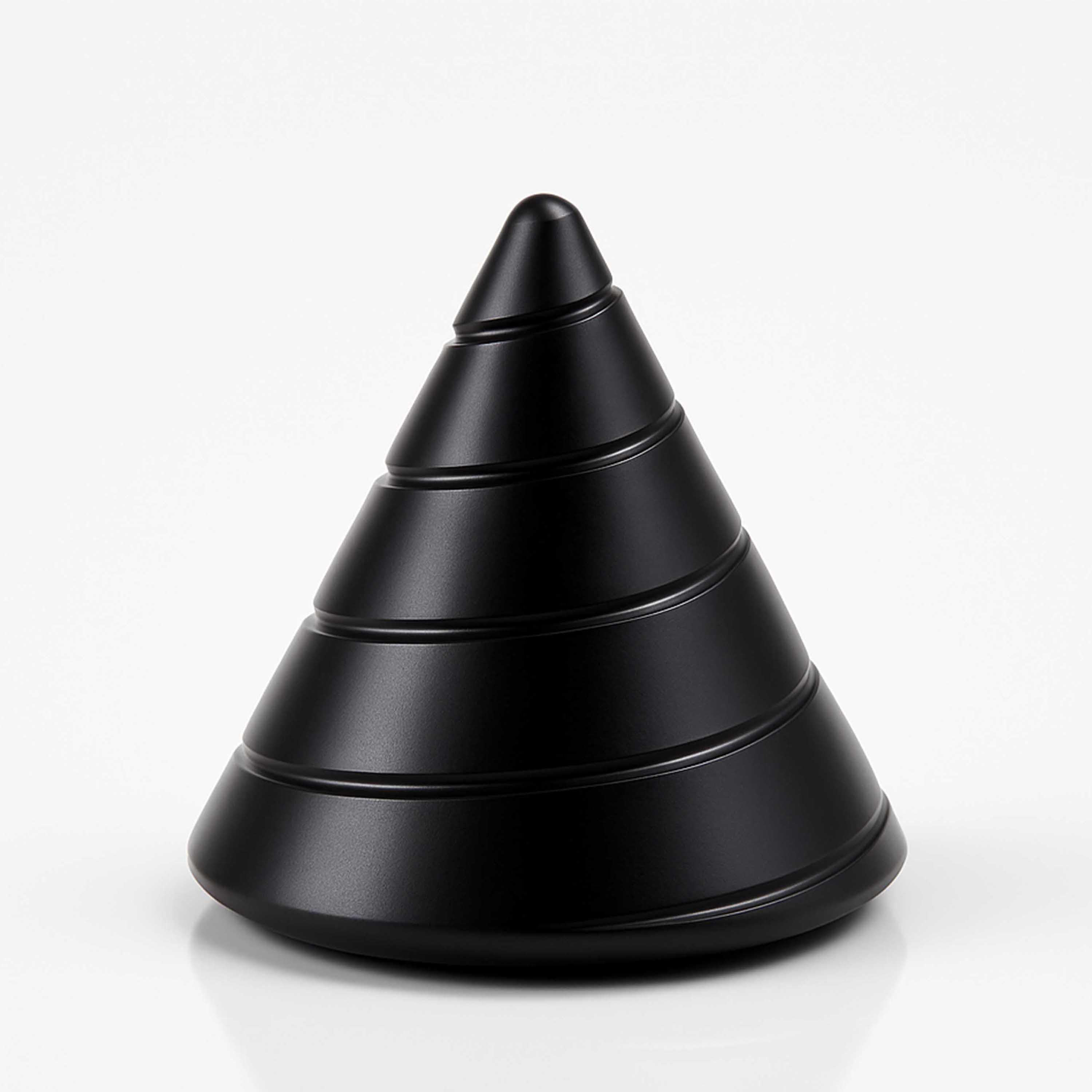 Metal Cone Desktop Spinner – Small Aluminum Desk Toy for Stress Relief ...