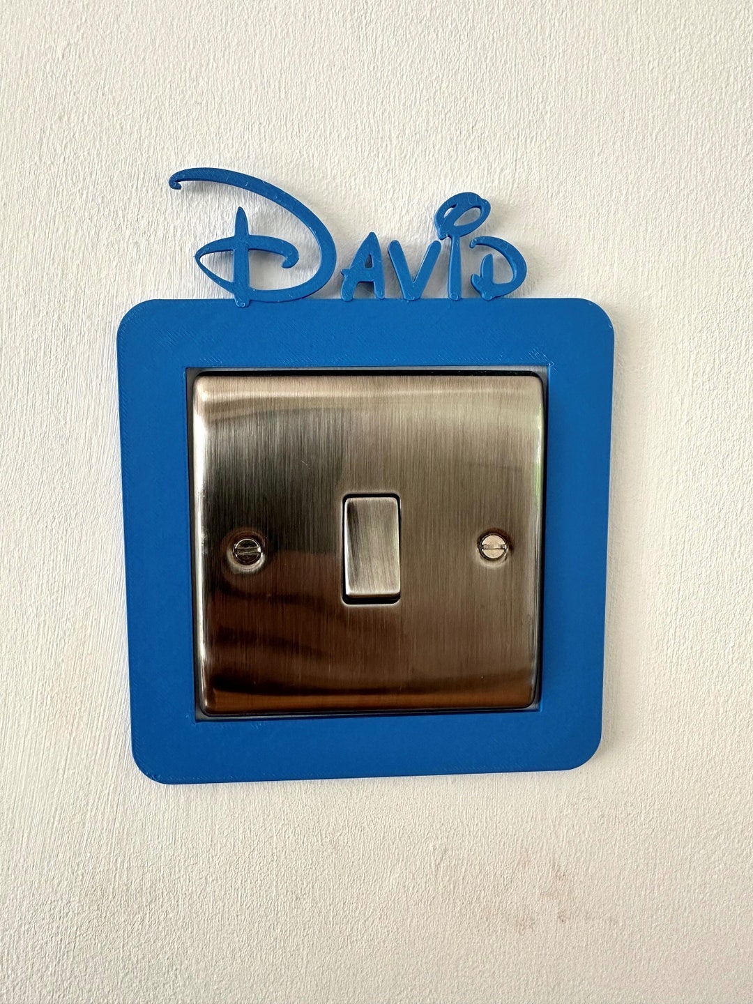 Personalised Name Light Switch Surround Cover Nursery, Bedroom, Home ...