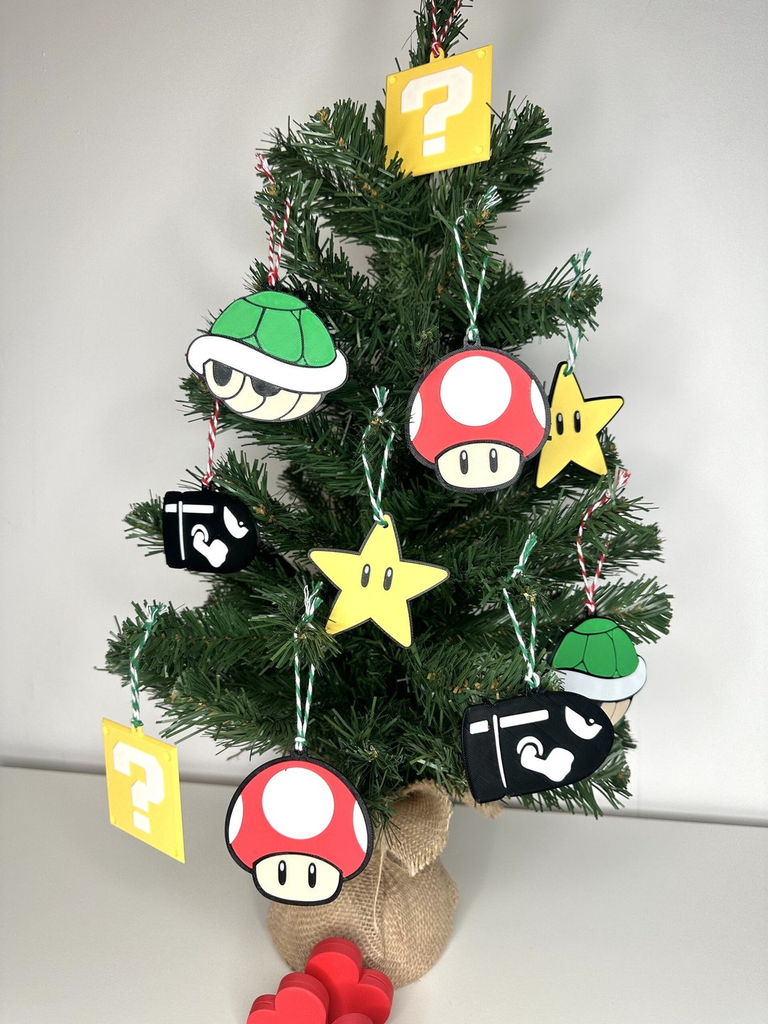Super Mario Christmas Tree Decorations Bullet Bill - Etsy
