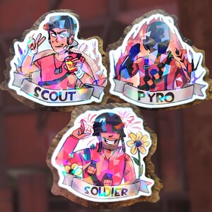 TF2 - Team Fortress 2 Sticker Set - Etsy