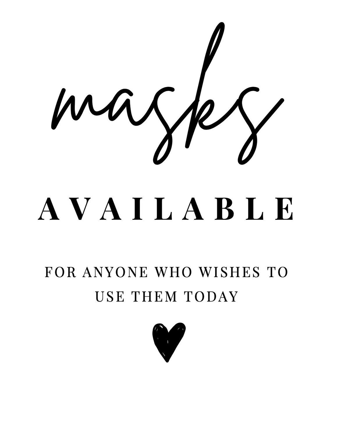 Masks Available Sign for Wedding/event/party! - Etsy