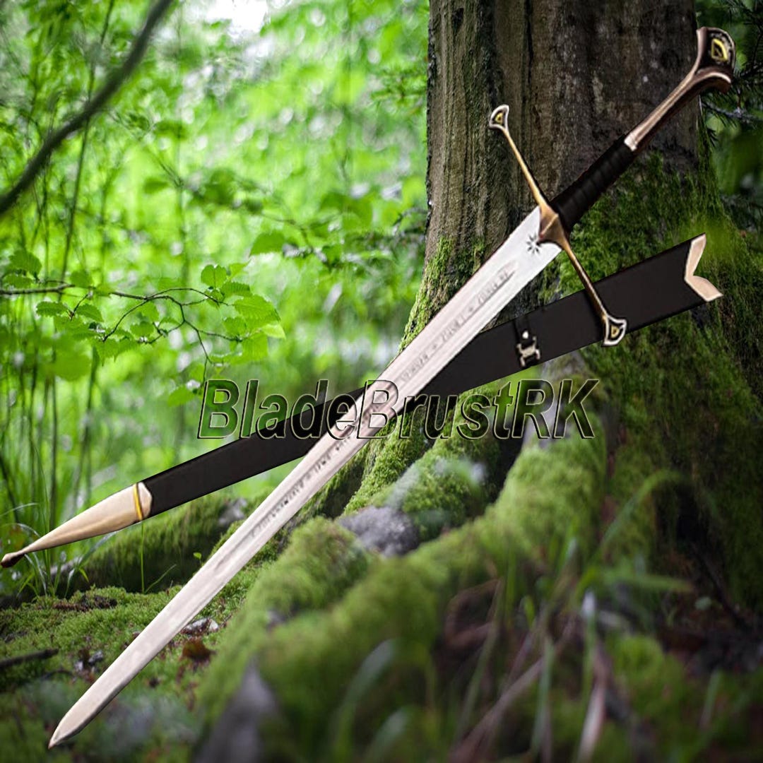 Anduril Strider Movie Cosplay Replica With Free Scabbard Stainless ...