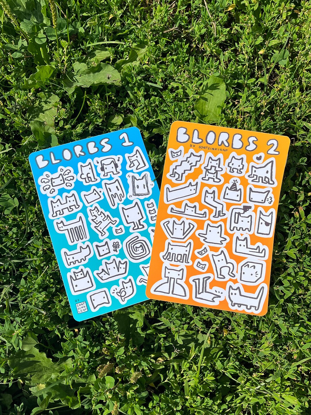 Blorbs Matte Vinyl Sticker Sheets - Etsy