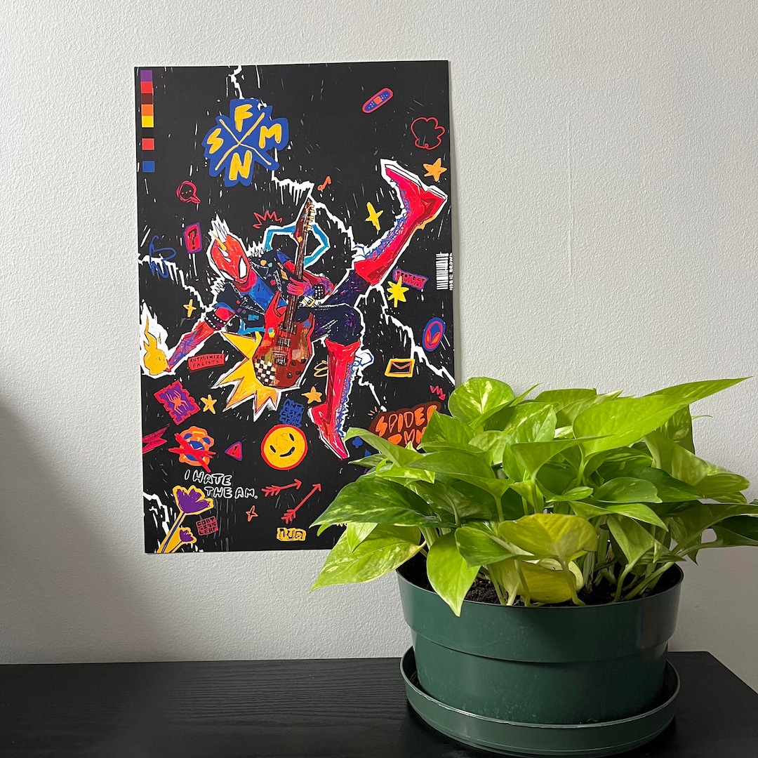 Spiderpunk 11x17 Art Print ATSV ITSV - Etsy