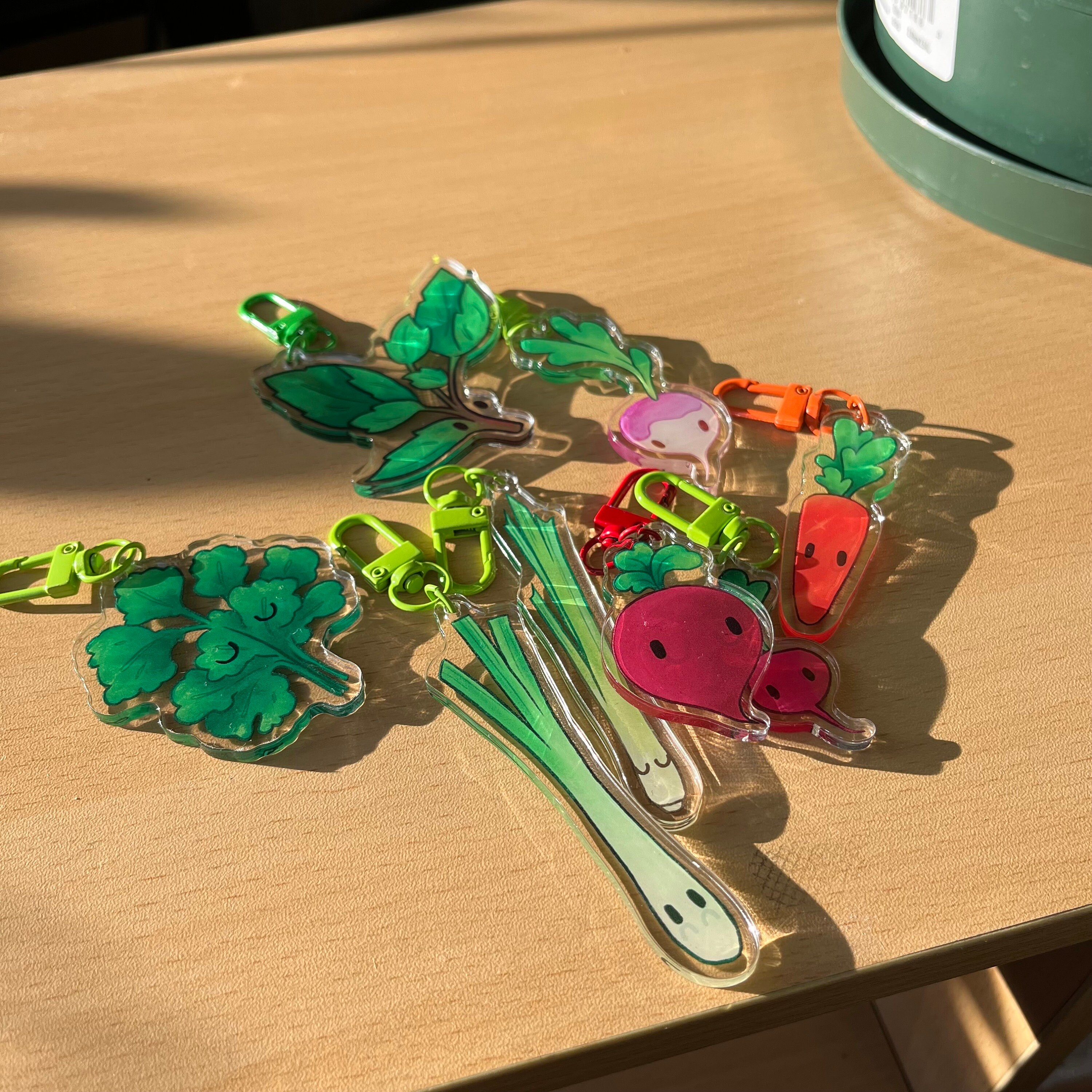 Turnip Plant Double Sided 2.5in Acrylic Keychain Charm - Etsy