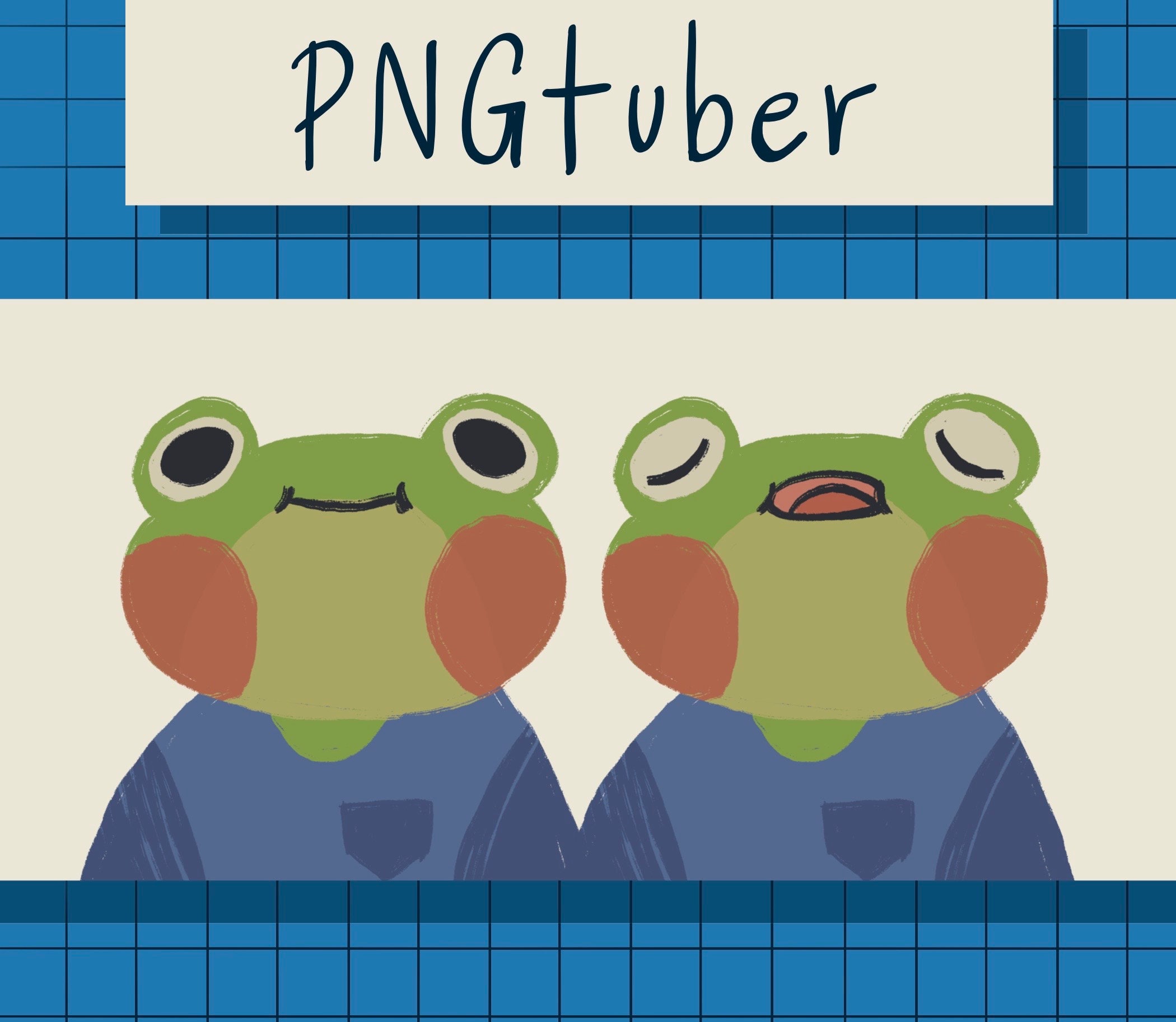 Frog Pngtuber | Veadotube | Discord | Twitch - Etsy