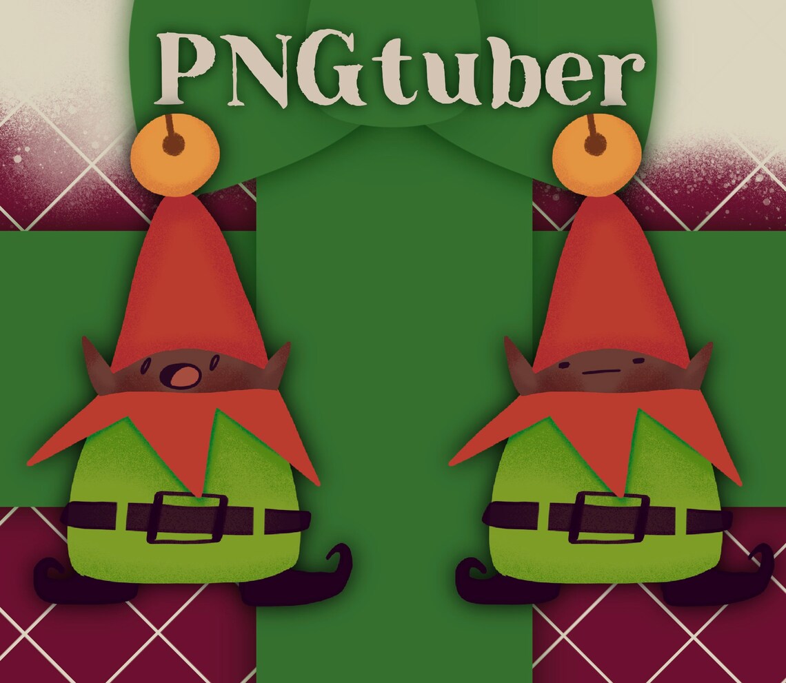 Christmas Elf Pngtuber | Veadotube | Discord | Twitch - Etsy
