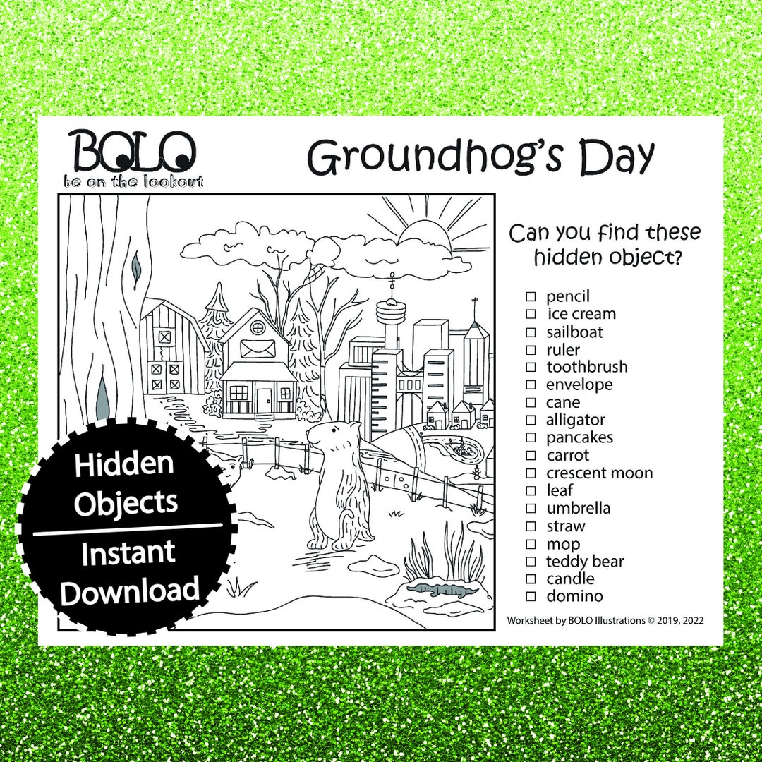 Groundhog's Day - BOLO - Be on the Look Out, Hidden Objects, Pictures ...