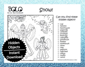 July 4th BBQ BOLO Be on the Look Out Hidden Objects - Etsy