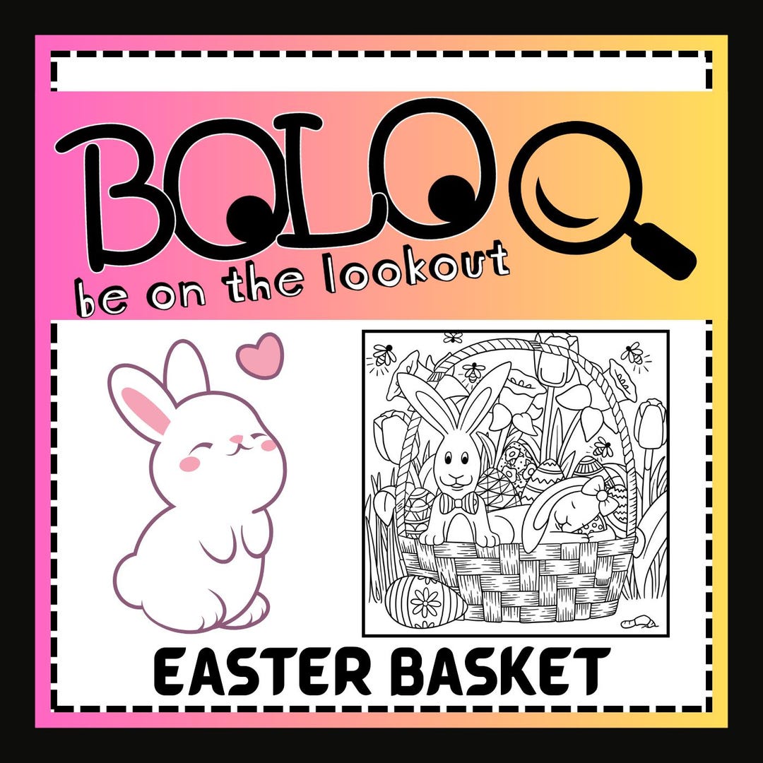 Easter Bunny Basket - BOLO - Be on the Look Out, Hidden Objects ...