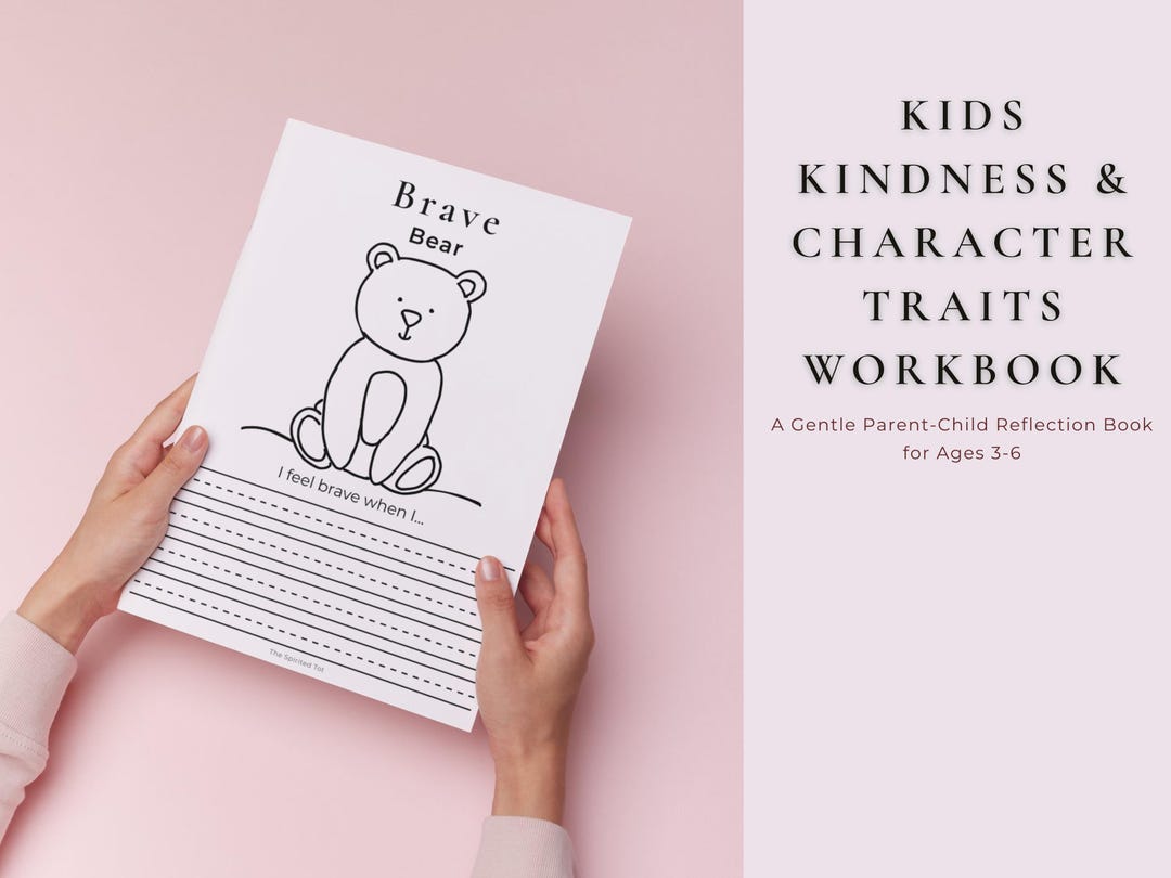 Kids Kindness Activity | Character Traits Workbook | Social Emotional ...