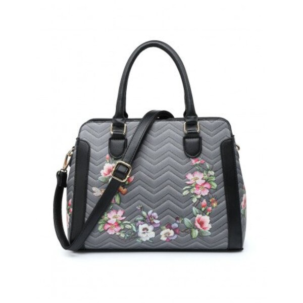 Floral Print Handbag - Etsy