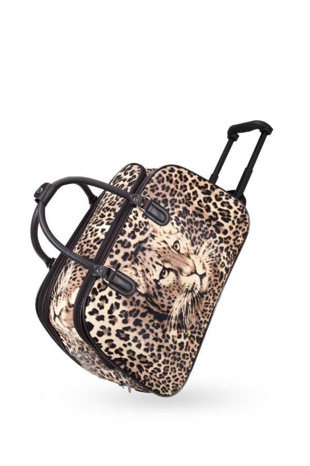 New Ladies Women's Travel Holdall Trolley Luggage Bag With Wheels ...