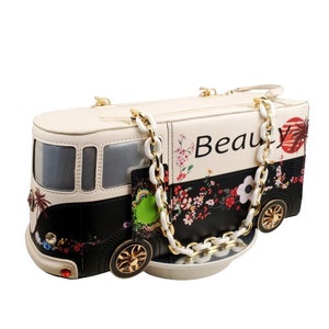 Handbag in Bus Design Top Handle Ladies Shoulder Bag 9875 - Etsy