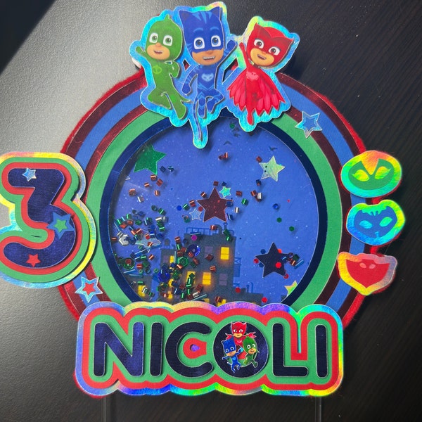 Pj Masks Centerpiece - Etsy